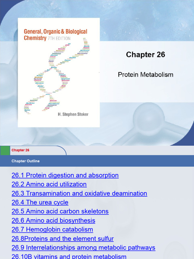 Stoker7e_PPT_CH26 | PDF | Digestion | Biosynthesis