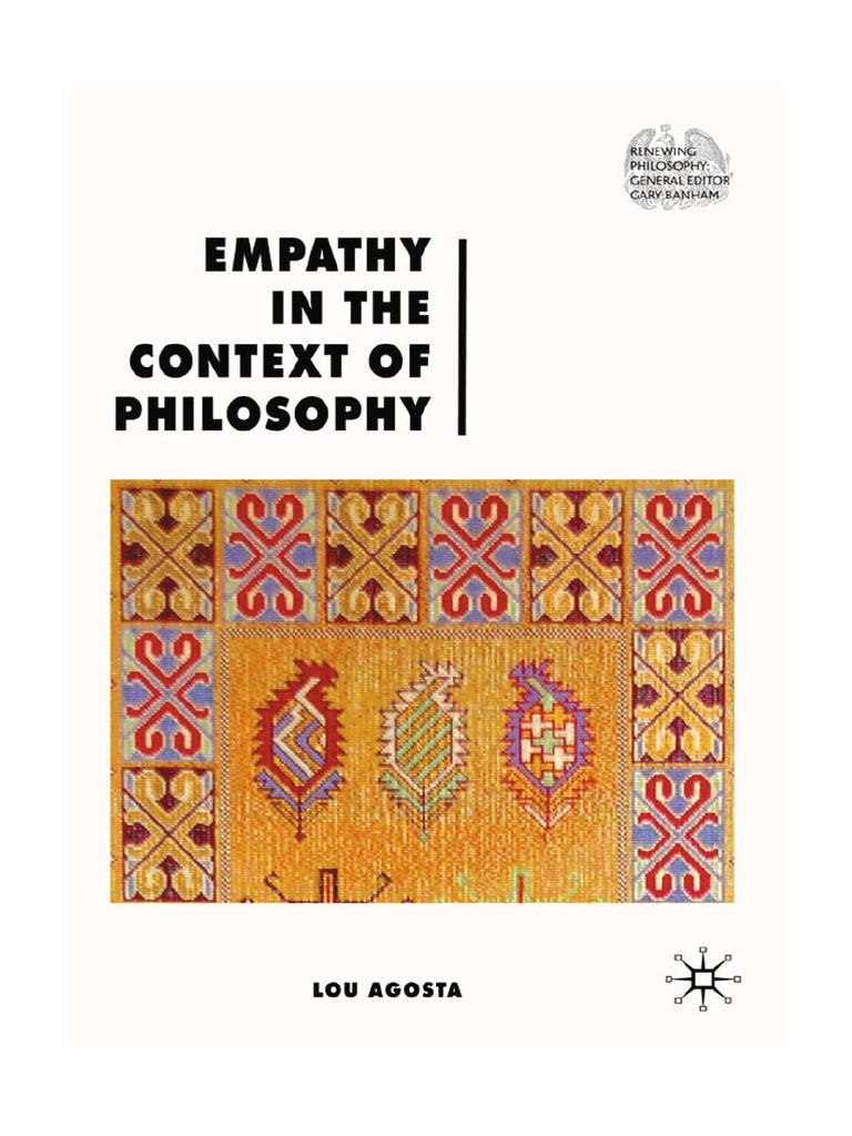 L. Agosta - Empathy in The Context of Philosophy | PDF | Hermeneutics ...