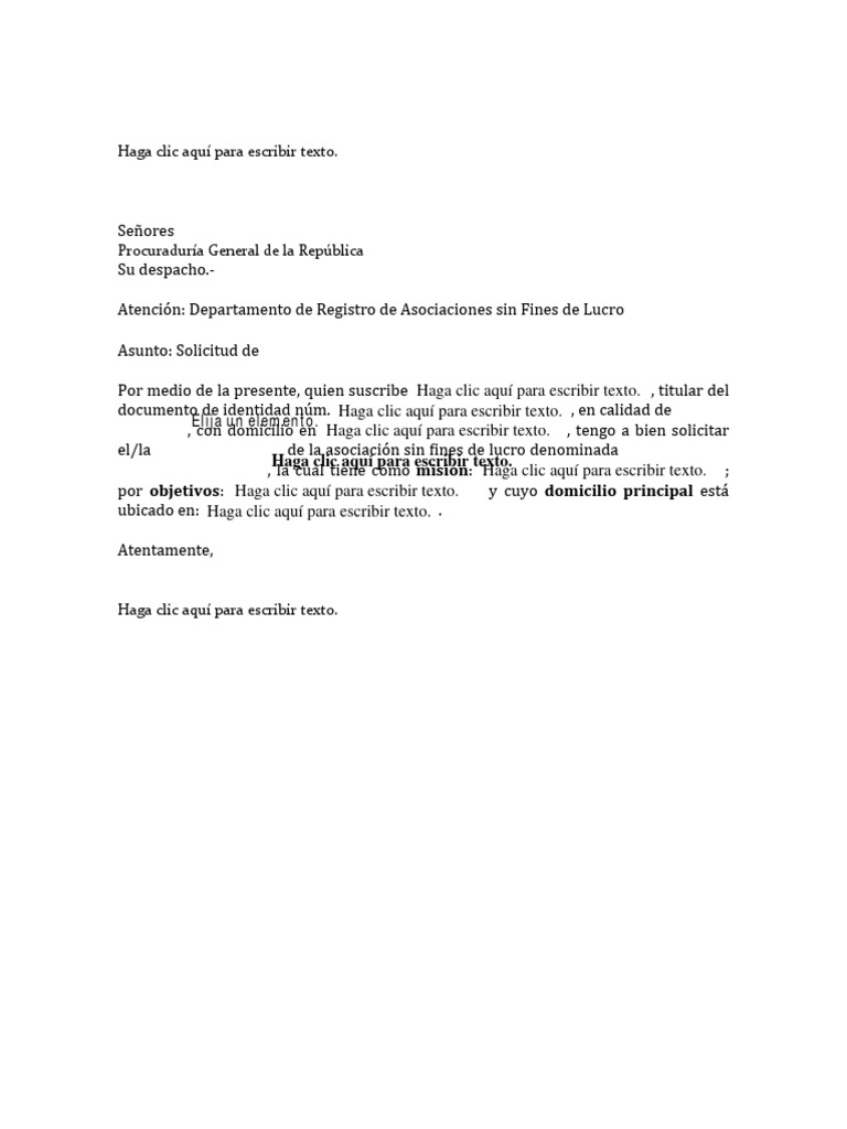 Modelo de Instancia de Solicitud de Servicio de ASFL | PDF