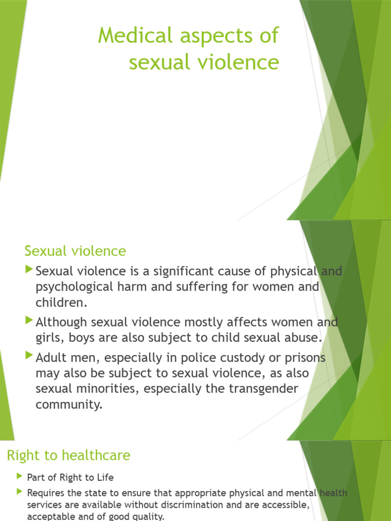Medical Aspects Of Sexual Violence Pdf Sexual Violence Violence