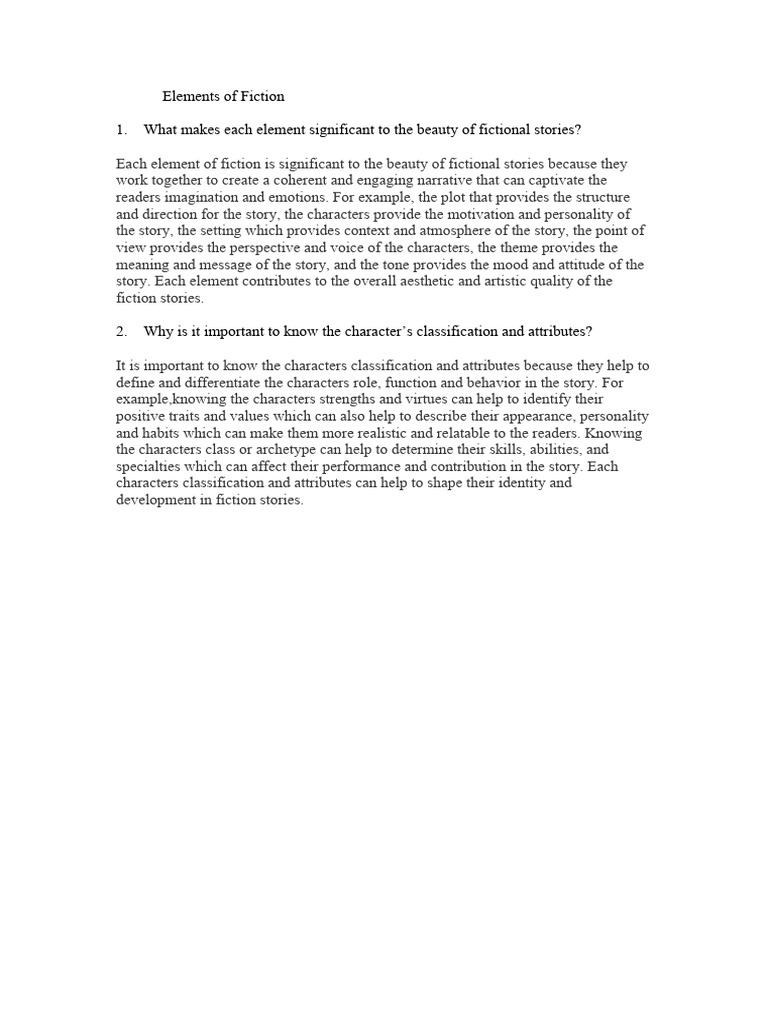 Elements Of Fiction PDF