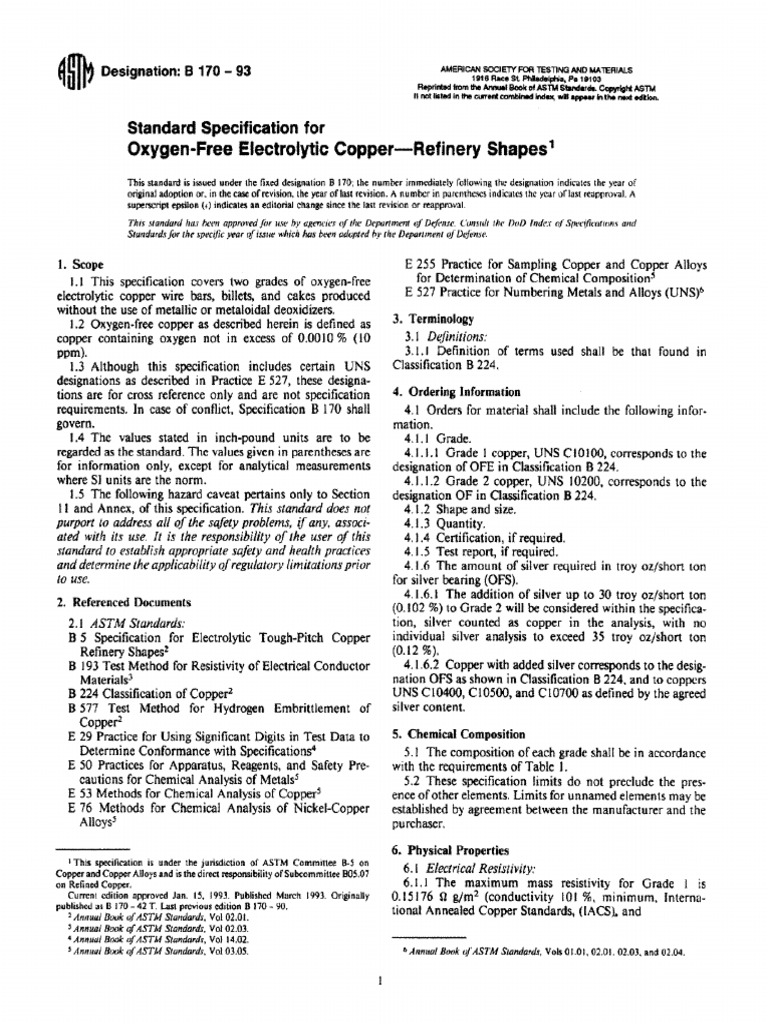 0123-Astm B170 | PDF