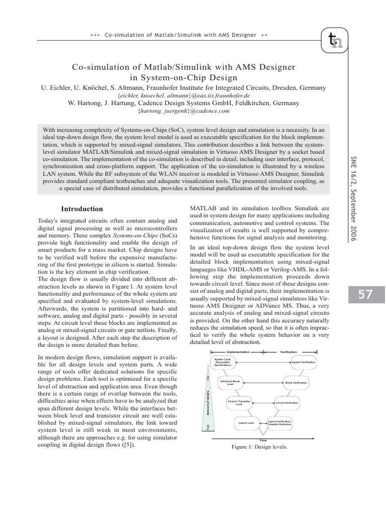 Co-Simulation for SoC Design | PDF | System On A Chip | Mixed Signal ...