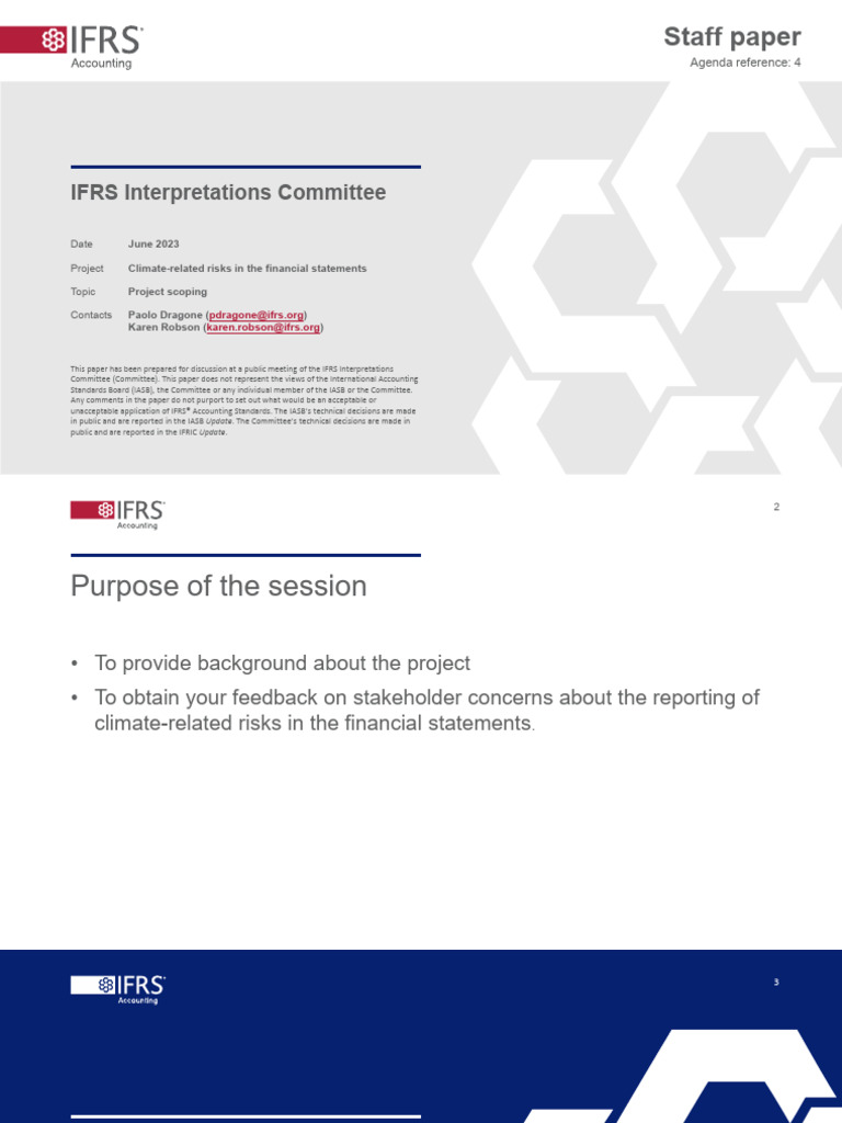 Ap04 Climate Related Risks in The Fs | PDF | International Financial Reporting Standards ...