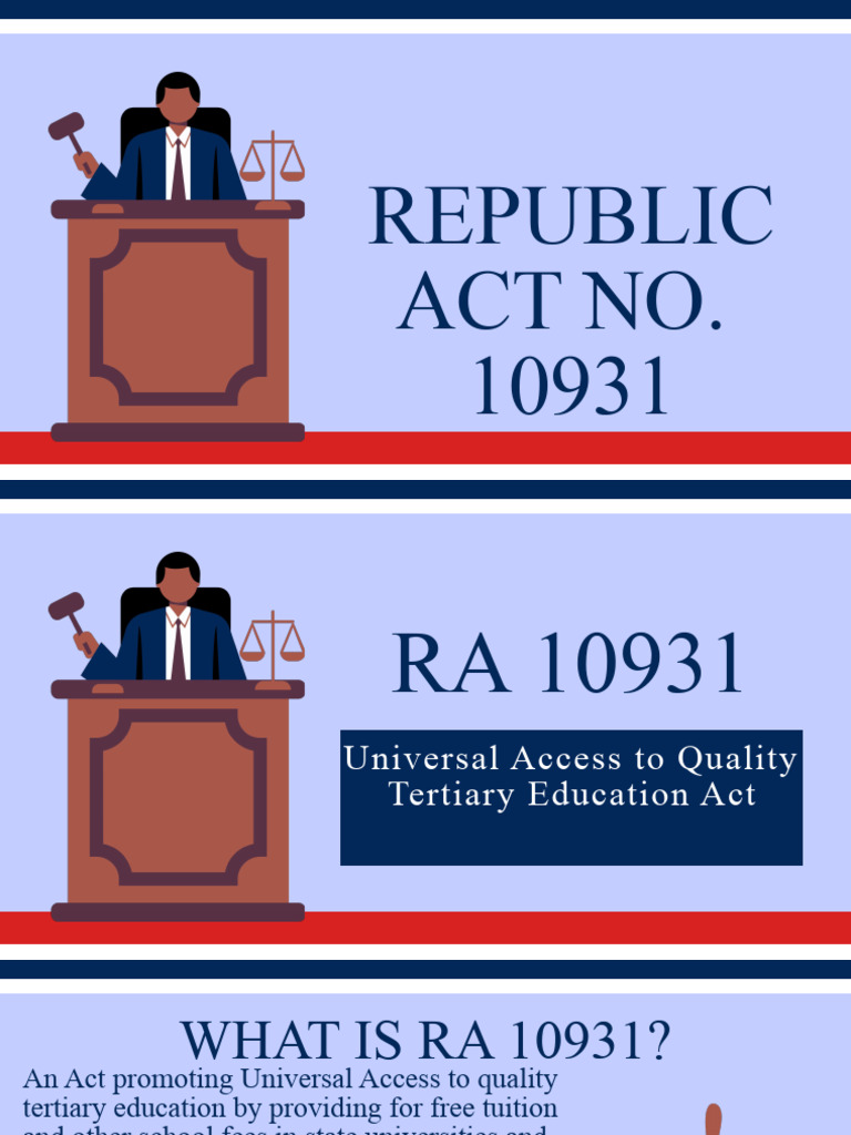 Ra 10931 (Uaqtea) | PDF | Tuition Payments | State School