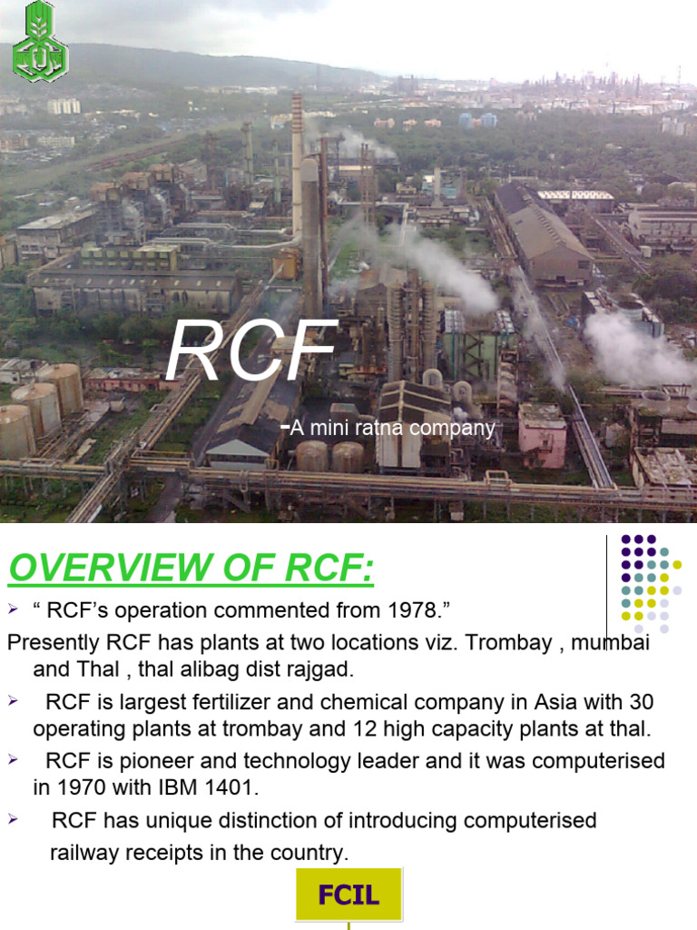 RCF - 1 | PDF | Ammonia | Urea