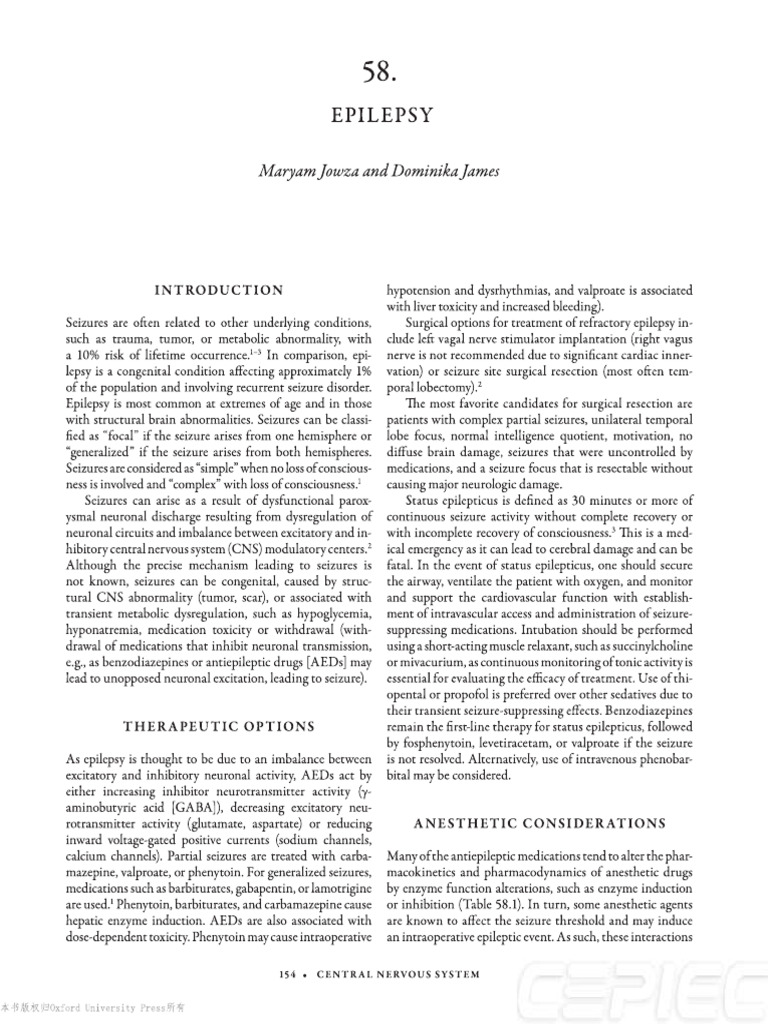 Epilepsy | PDF