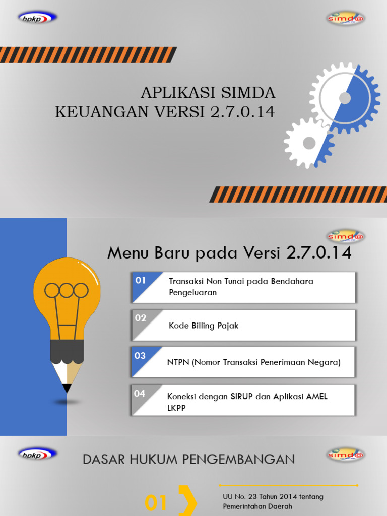 APLIKASI SIMDA KEUANGAN VERSI 14 Final | PDF