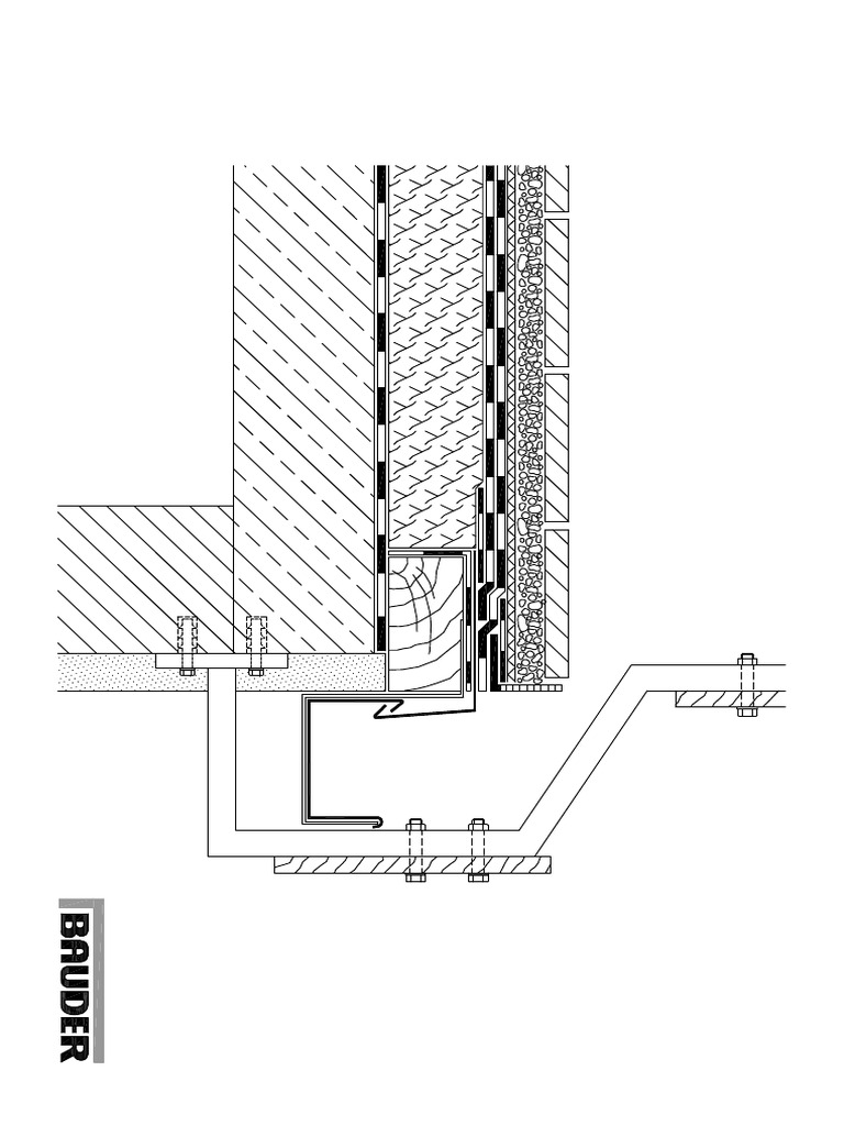 Bauder Bitumen Detail Flachdach Terrassenabschluss 11 2 (1209) | PDF
