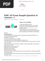 Igbc - AP Practice Paper - 1 - Indian Green Building Council (Igbc ...