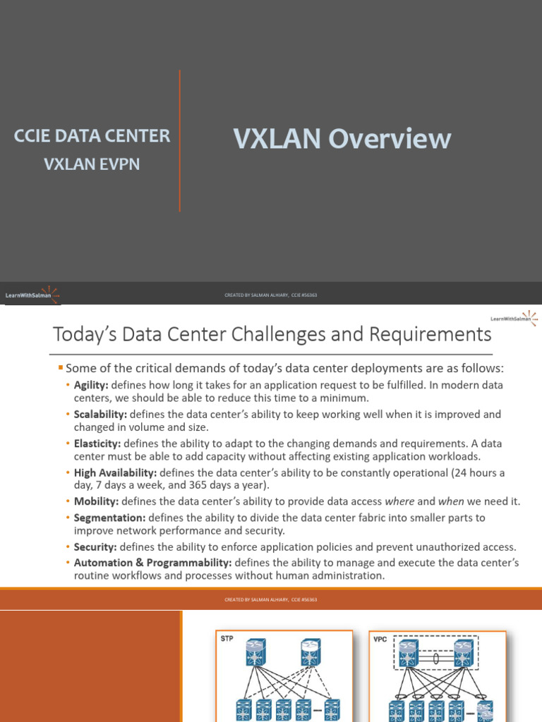 02_VXLAN_Overview | PDF | Computer Network | Data Center