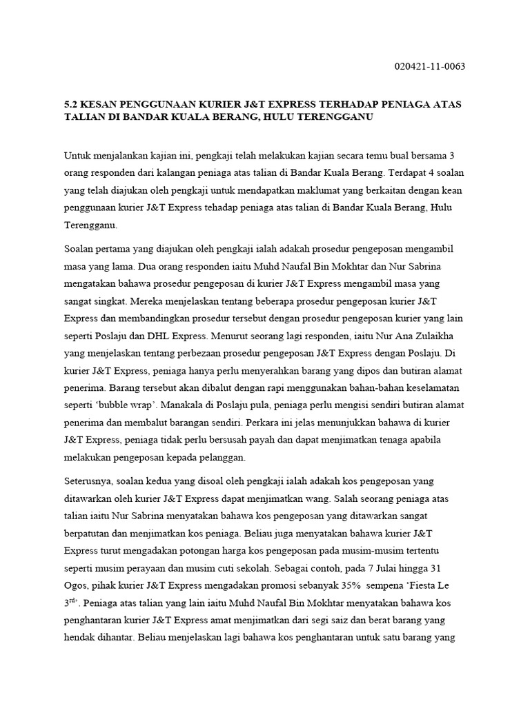 Dapatan Temu Bual | PDF