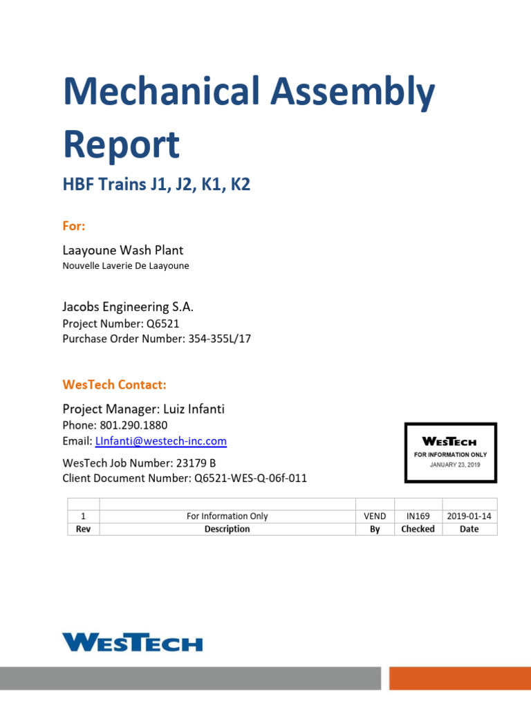 354-355L 17 - Westech (Filtre A Bandes) | PDF | Belt (Mechanical) | Screw