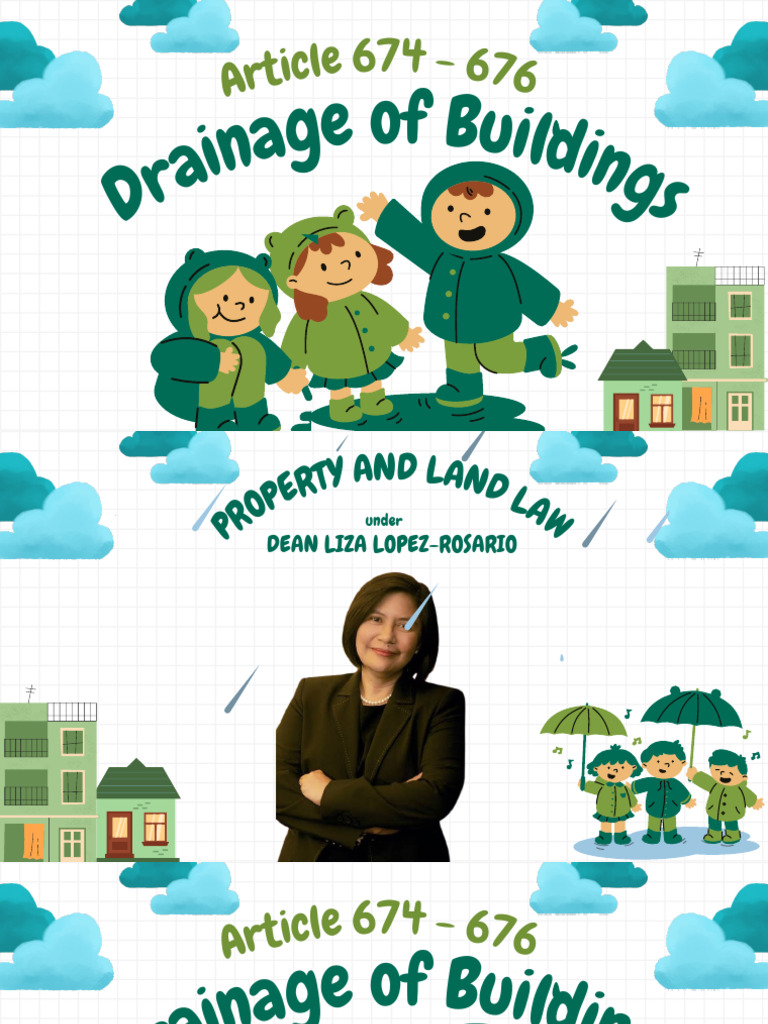Easement of Drainage in Philippine Law | PDF | Storm Drain | Easement