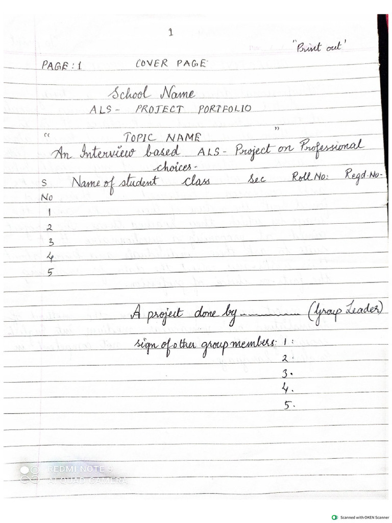 Als English Project | PDF