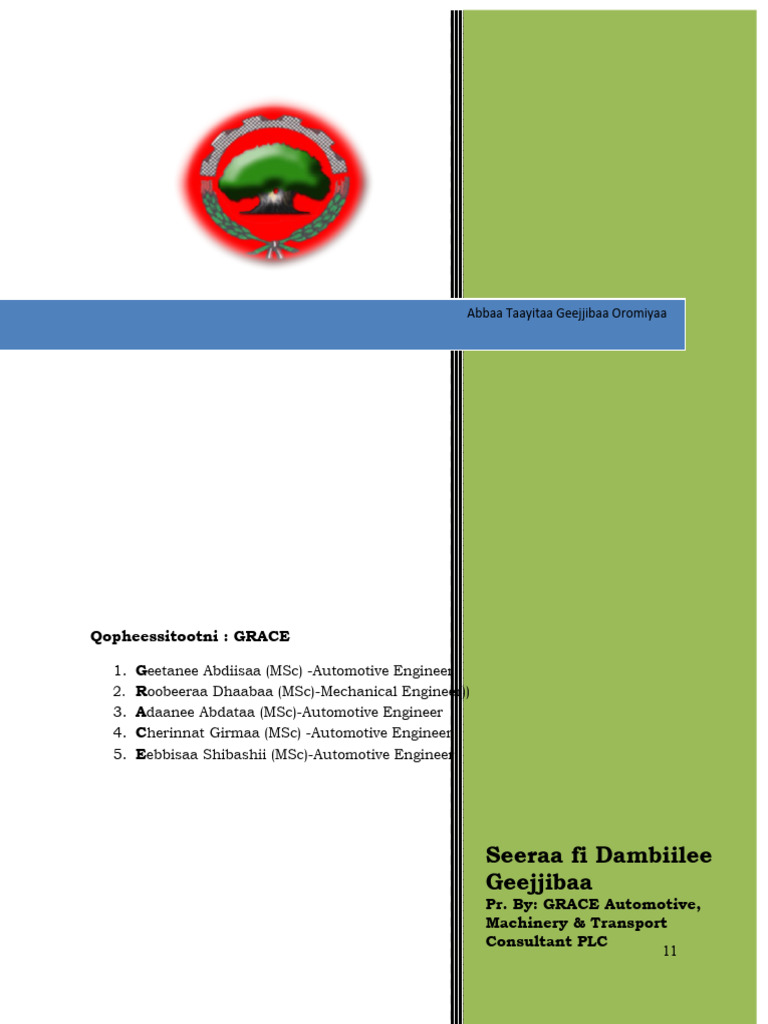 Seeraa Fi Dambii-1 | PDF