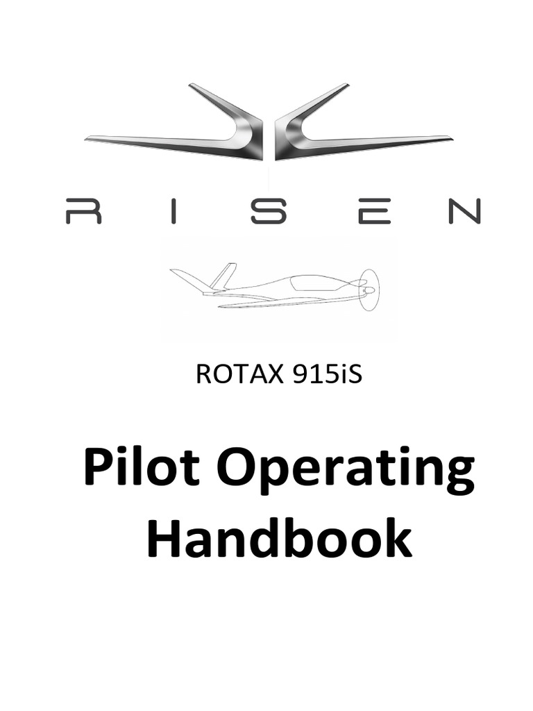 RISEN 915is Pilot Operating Handbook | PDF | Airspeed | Flight