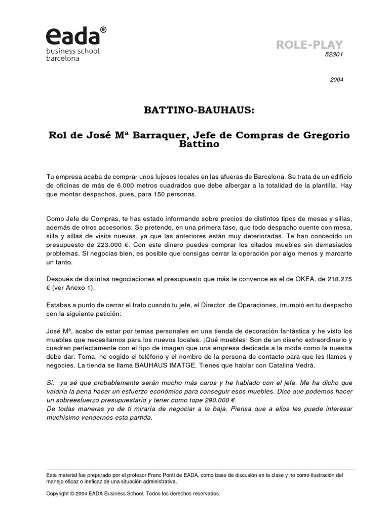 Battino-Bauhaus: Rol de José M Barraquer, Jefe de Compras de Gregorio ...