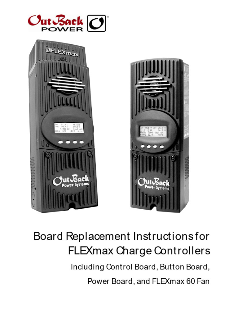 Replacement Instruction FLEXmax | PDF | Electrical Connector | Field ...