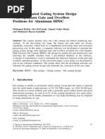 Die Casting Die Design - Runner, Gate, Etc | PDF | Casting ...