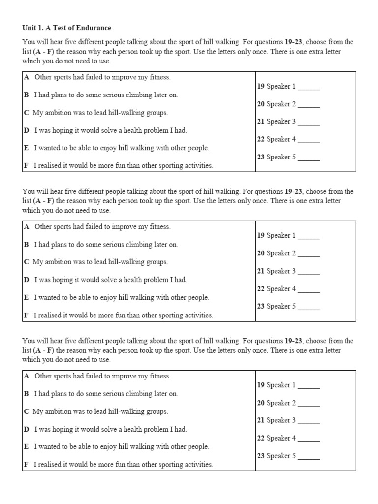 Reasons for Taking Up Hill Walking | PDF | Walking In The United ...