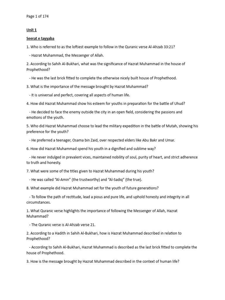 2nd Year Short Questions-Final | PDF | Muhammad Ali Jinnah | Muhammad