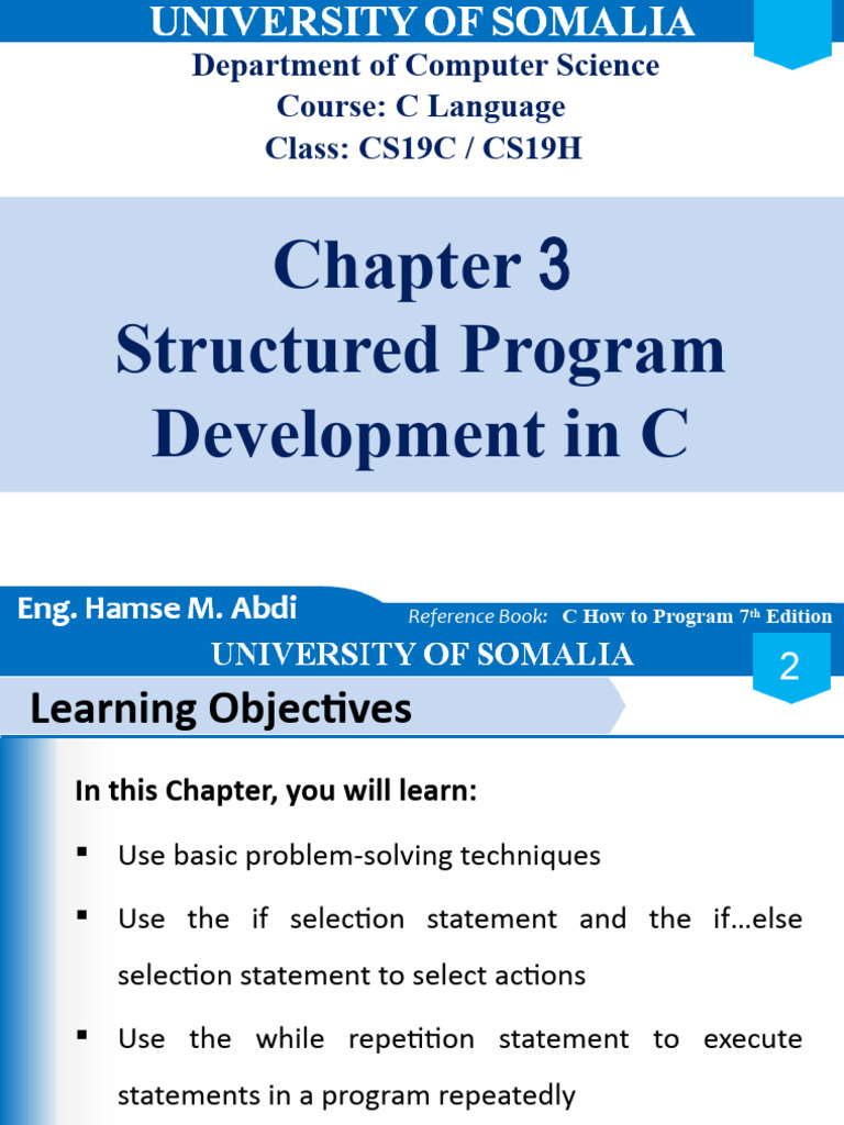 Chapter 3 - Structured Program Development in C | PDF | Algorithms | Computing