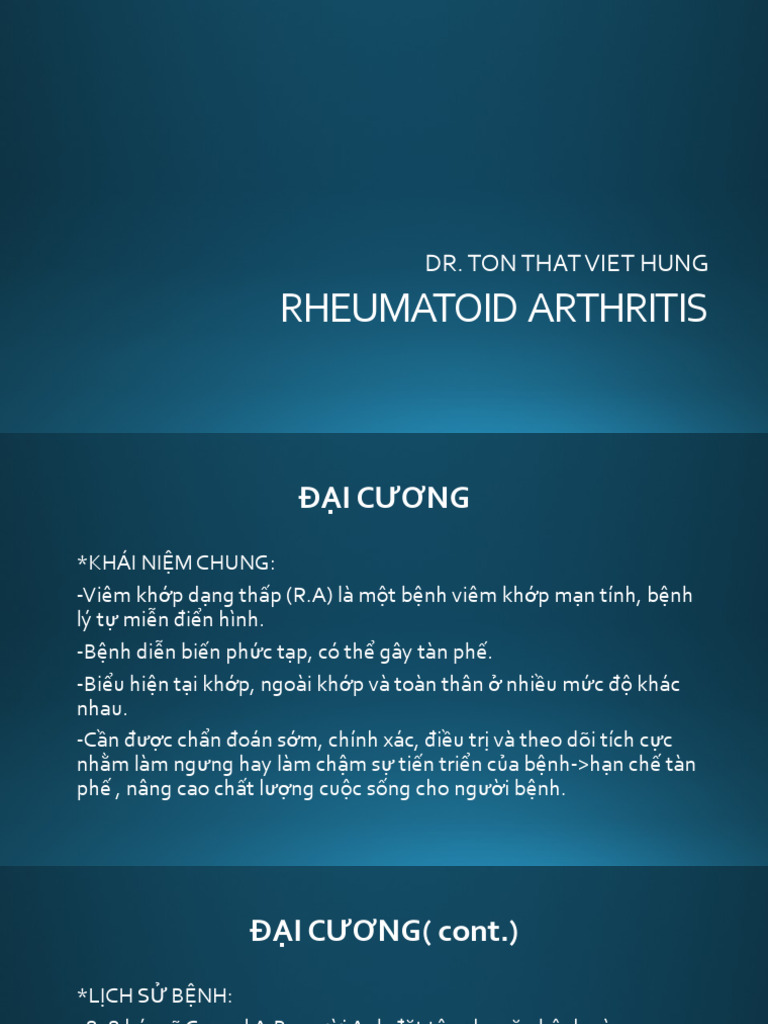 Rheumatoid Arthritis | PDF