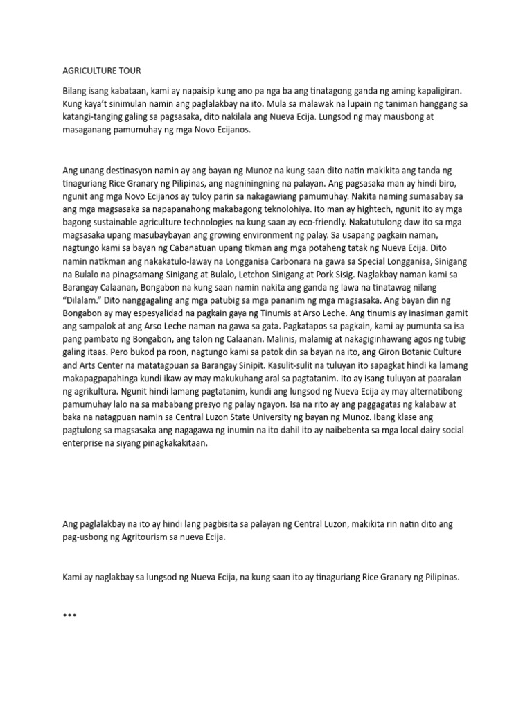 Piling Larang Lakbay-Sanaysay | PDF Piling Larang Lakbay-Sanaysay | PDF