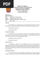 Spot Report Template | PDF | Law Enforcement | Crime & Violence