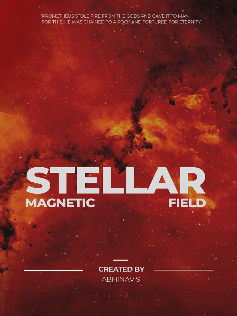 Stellar Magnetic Field | PDF | Sun | Stars