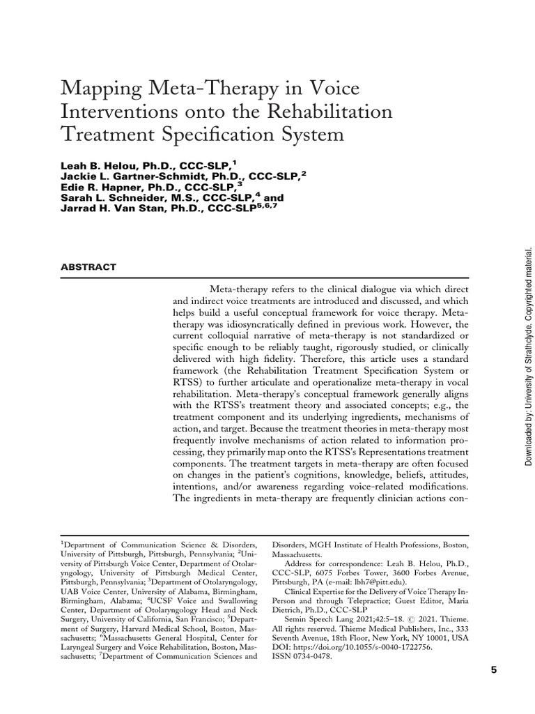 Metha Therapy | PDF | Psychotherapy | Therapy