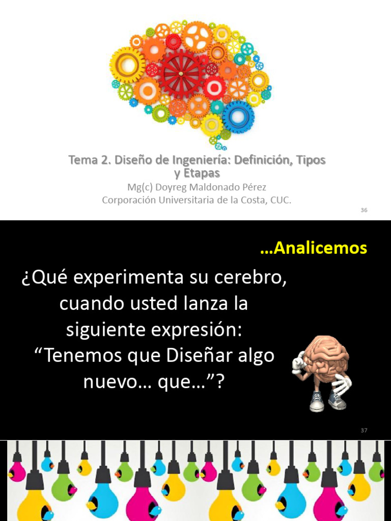 Clase 2 - Diseno de Ingenieria Definicion Tipo de Diseno y Etapas | PDF ...
