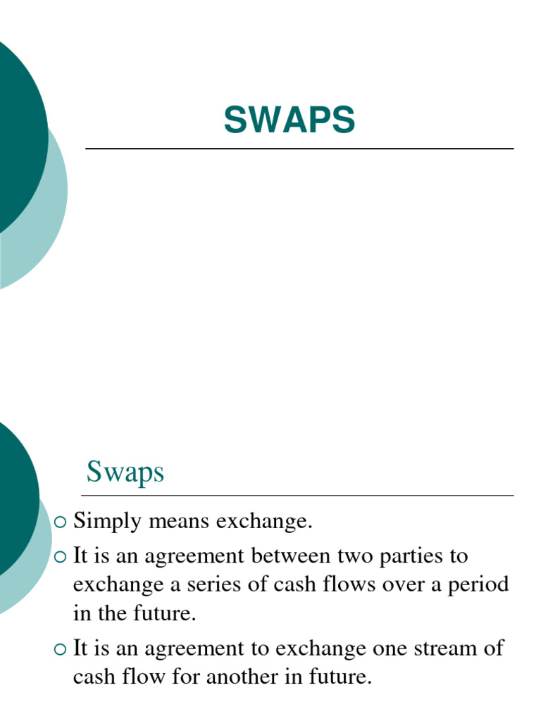 Swaps | PDF | Swap (Finance) | Derivative (Finance)