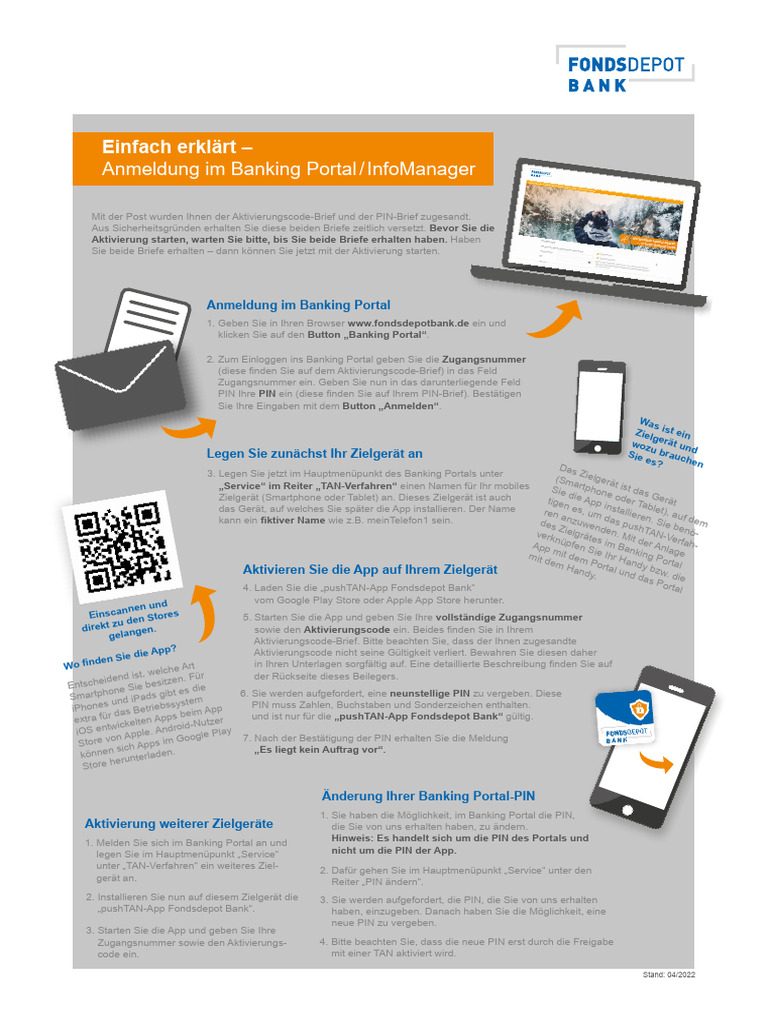 Kurz Erklaert pushTAN Installation FodB 2022 | PDF