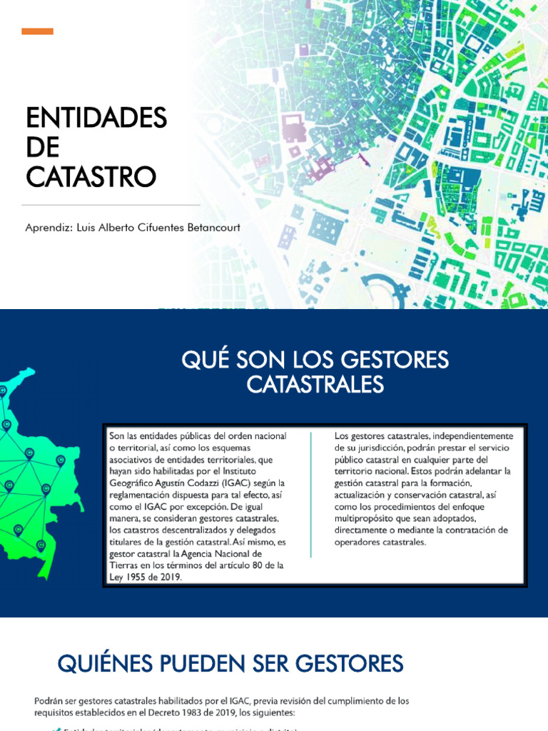 Entidades de Catastro-1 | PDF