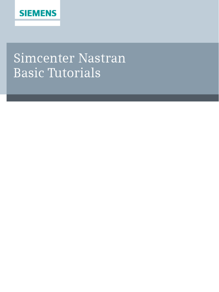 NAstran Simple Problems Getting Started | PDF | Bending | Beam (Structure)