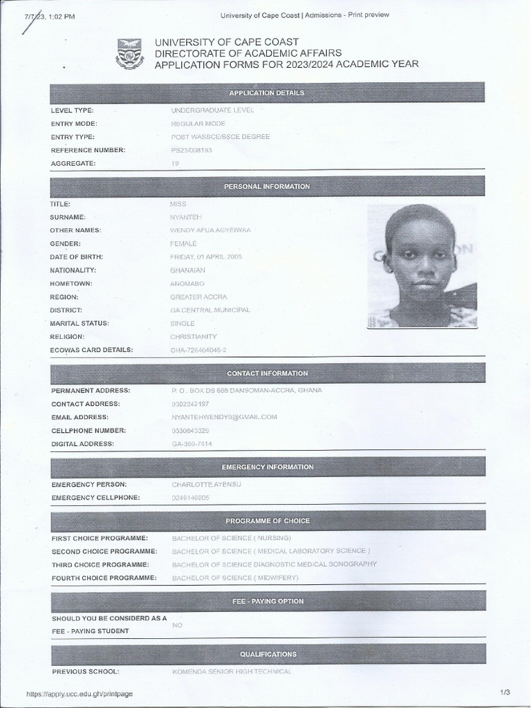 Ucc Application | PDF