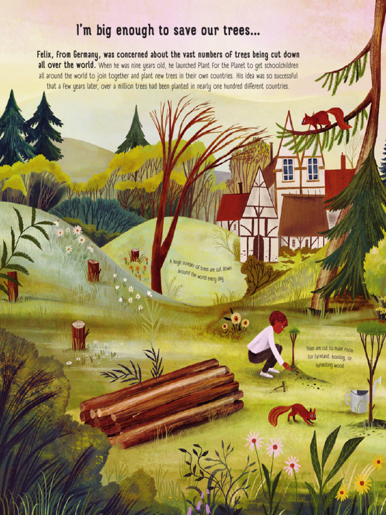 Kids Planting Trees for the Planet | PDF | Global Environmental Issues ...