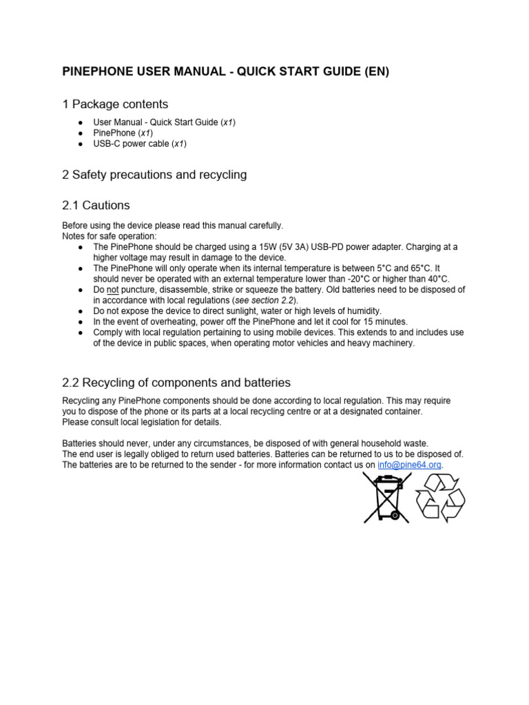 User Manual - Quick Start Guide en Ger FR Esp V1.3 | PDF | Electronics ...