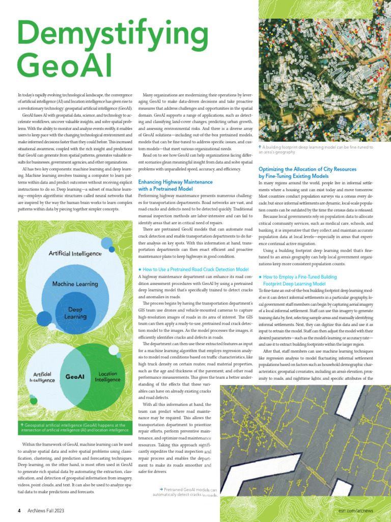 Geo AI | PDF | Artificial Intelligence | Intelligence (AI) & Semantics