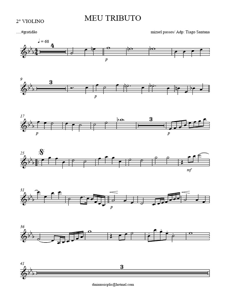 Meu Tributo Violino 2 | PDF