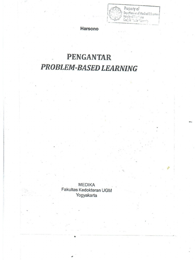 Bab 4 Buku PBL UGM | PDF