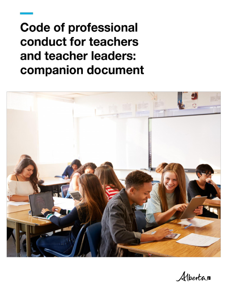 Educ Code Professional Conduct Teachers Teacher Leaders Companion ...