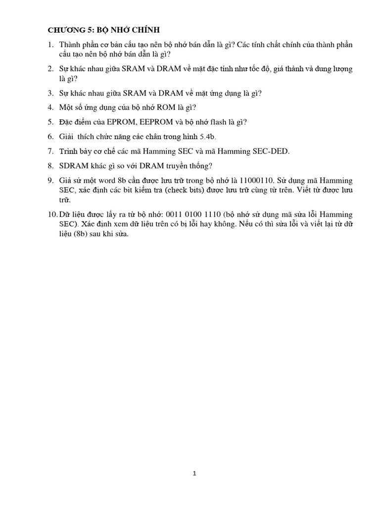 Bai Tap - Chuong 5 | PDF