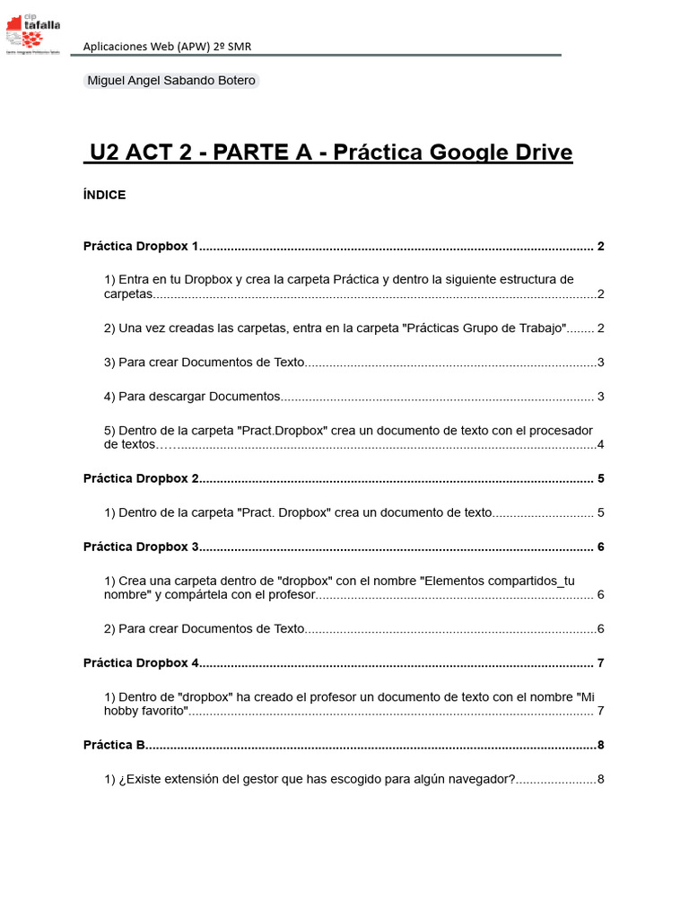 Ut2 Act2 | PDF | Ingeniería de software | Desarrollo web