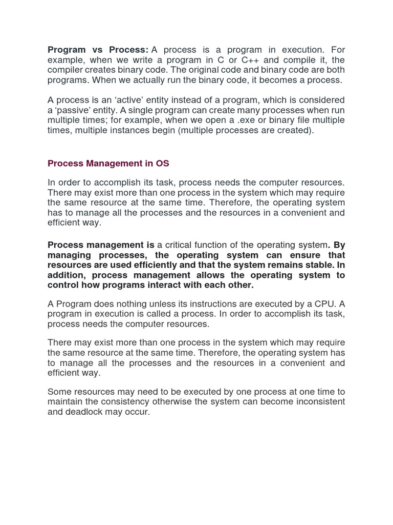 Os 5 | PDF | Scheduling (Computing) | Process (Computing)