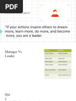 Monday Morning Leadership | PDF | Leadership | Motivational