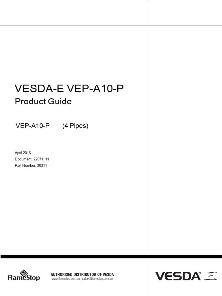 VEP-A10-P VESDA-E Product Guide 2019 ©-1 | PDF | Indemnity | Wi Fi