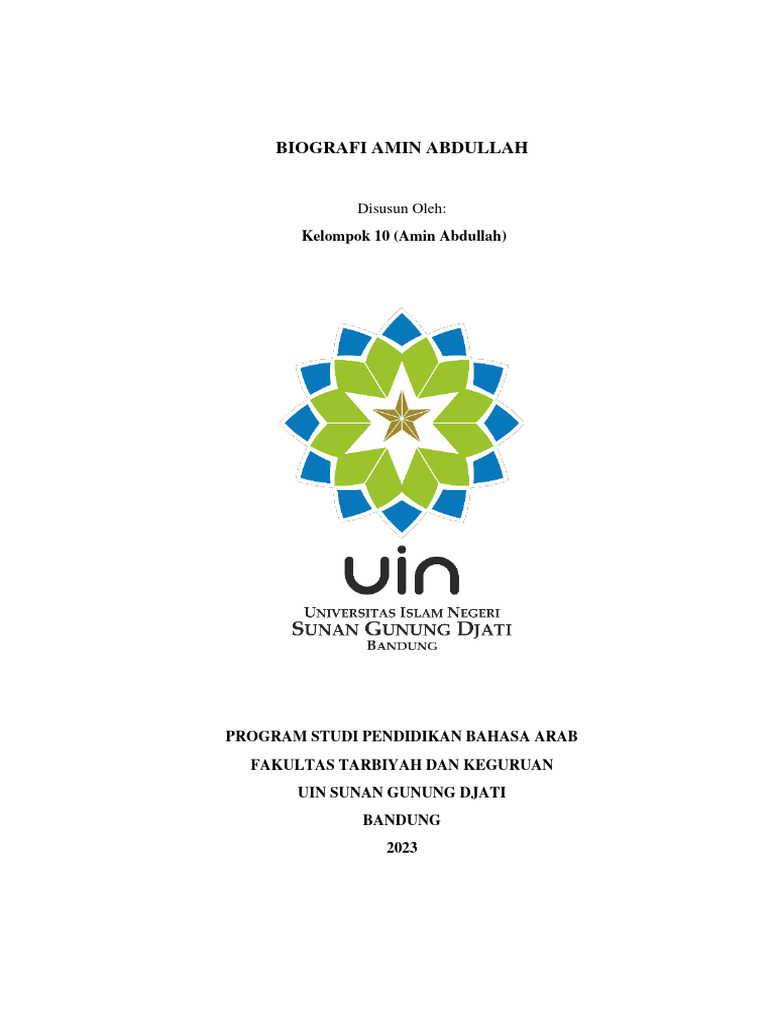 Biografi Amin Abdullah | PDF | Agama & Spiritualitas